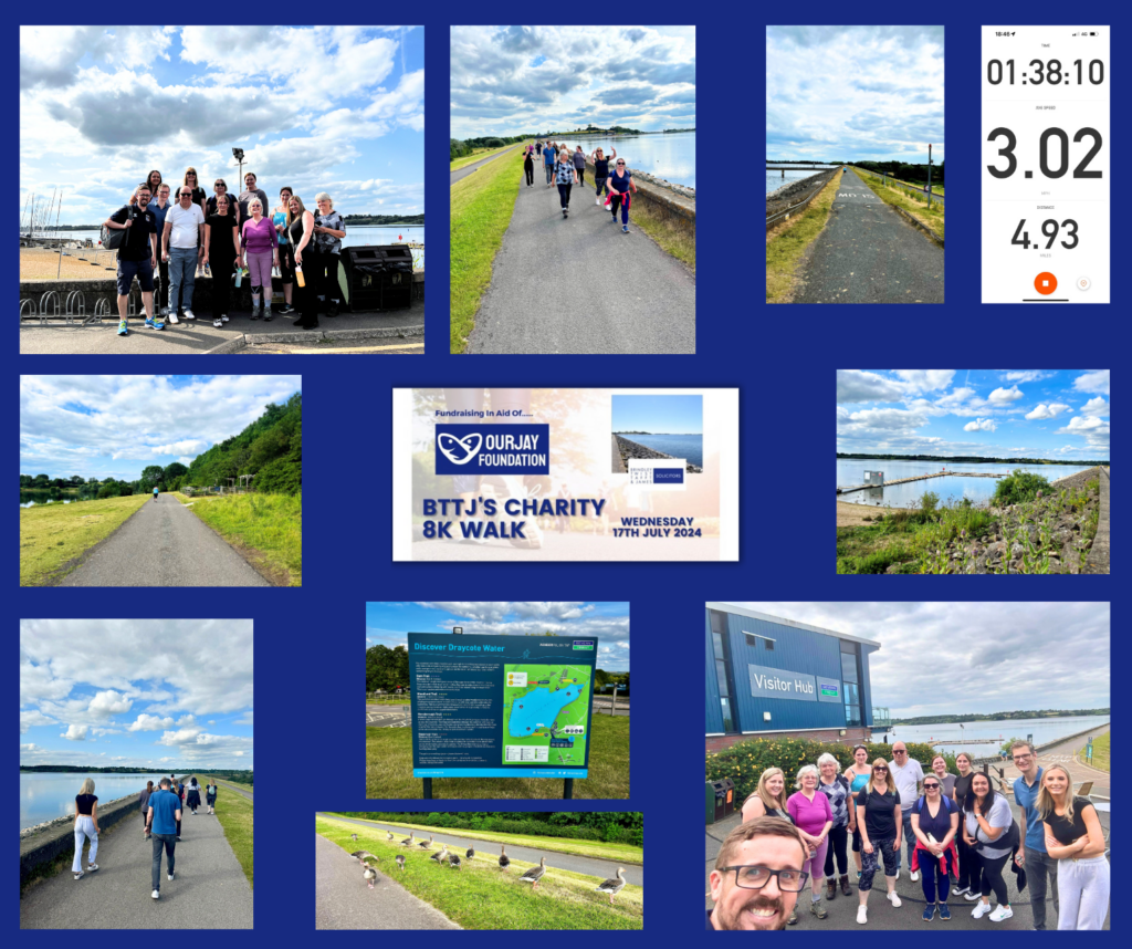 OurJay Foundation Sponsored Walk | Brindley Twist Tafft & James